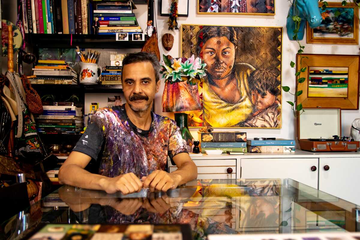 Vernissage abre exposição de Ghva, com 27 telas indígenas em Campo ...